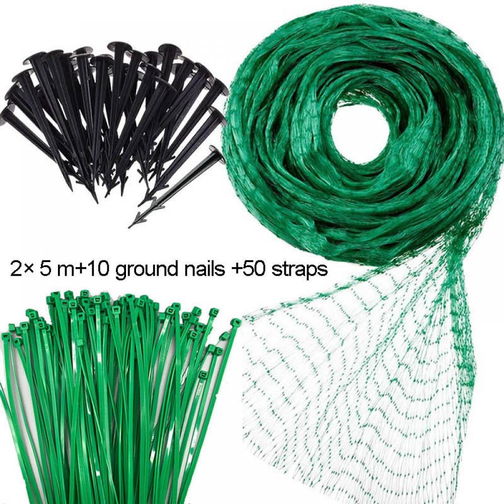Anti-Bird Netting, Garden Bird Netting Safety Trellis Net Plant Fruit ...