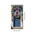 4th of July Door Cover Patriotic American Flag Banner for Front Door ...