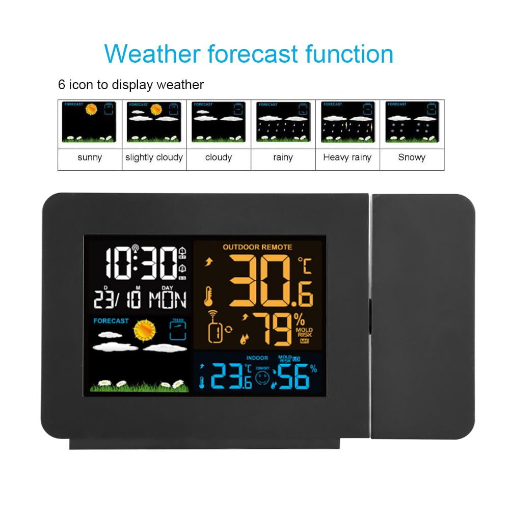Click here for Khall Projection Alarm Clock  Weather Forecast Ele... prices