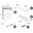 CrownWall Slatwall Accessory System, PVC Panels Garage Organizer Wall ...