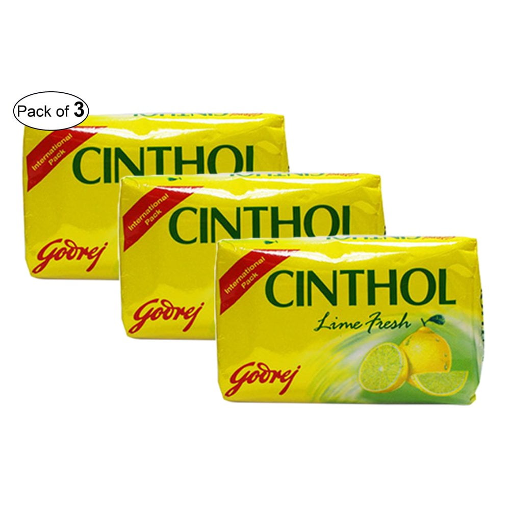 Cinthol Lime Fresh (Pack of 3) - Walmart.com