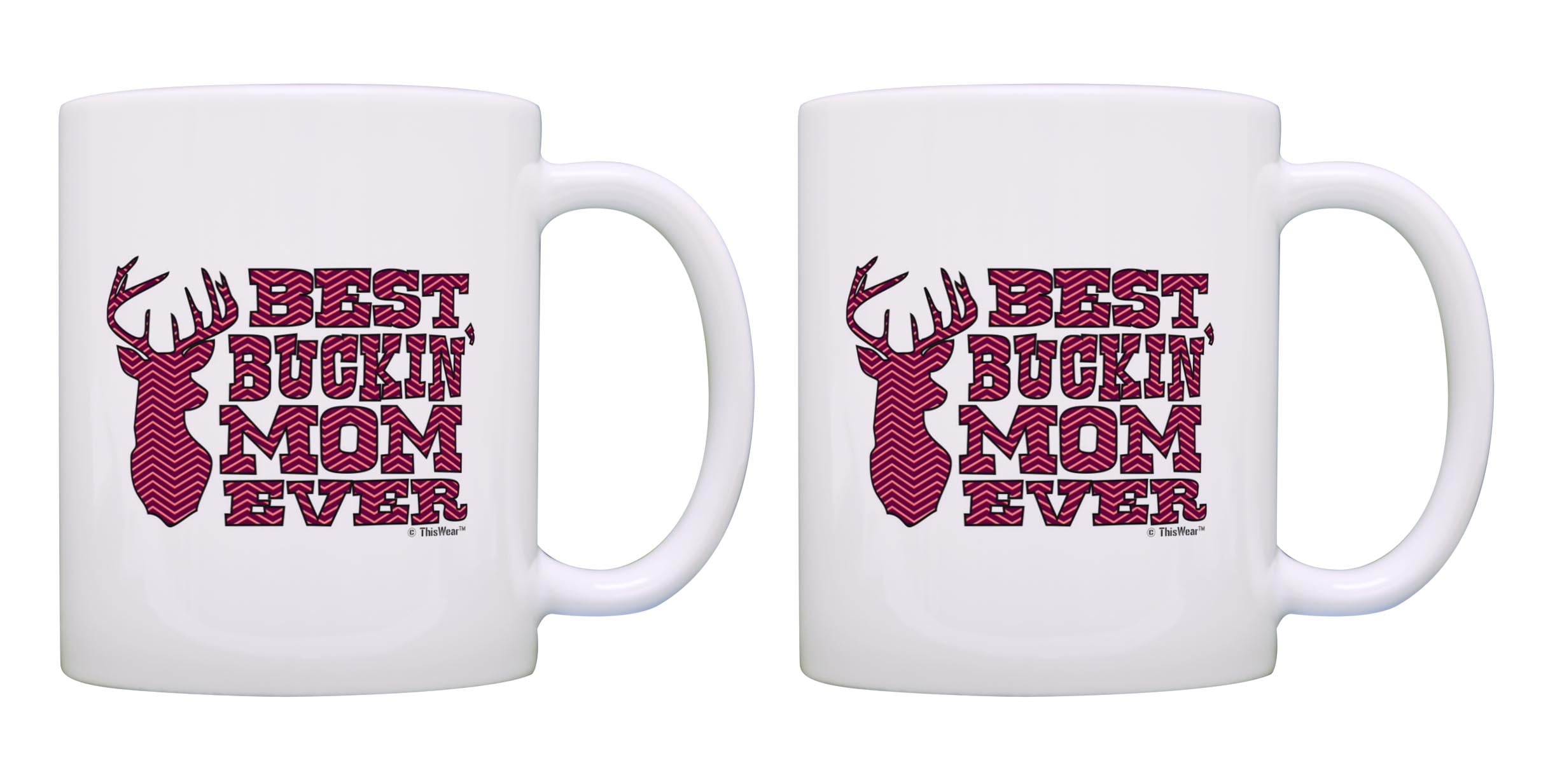 ThisWear Country Gift for Mom Best Buckin Mom Ever Chevron Print Mom ...