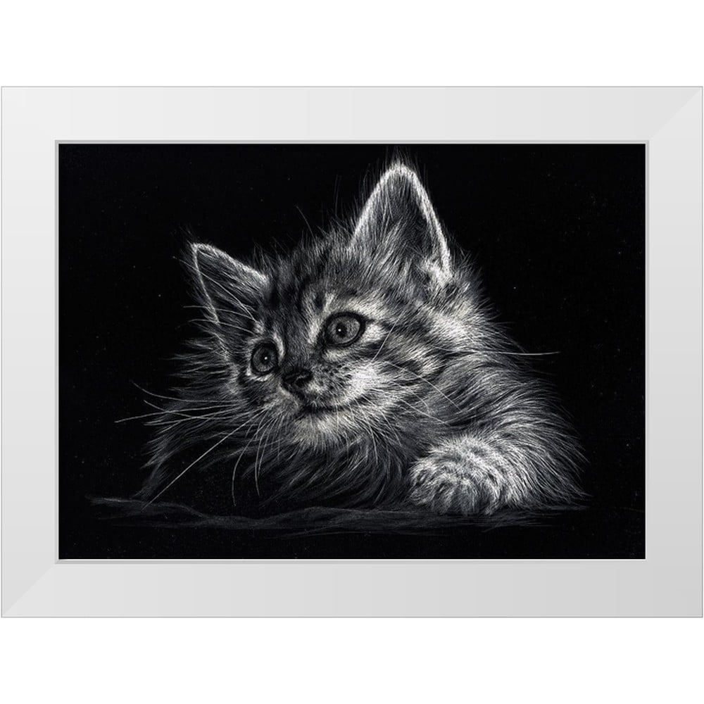 Harrison, Lesley 32x24 White Modern Wood Framed Museum Art Print Titled ...