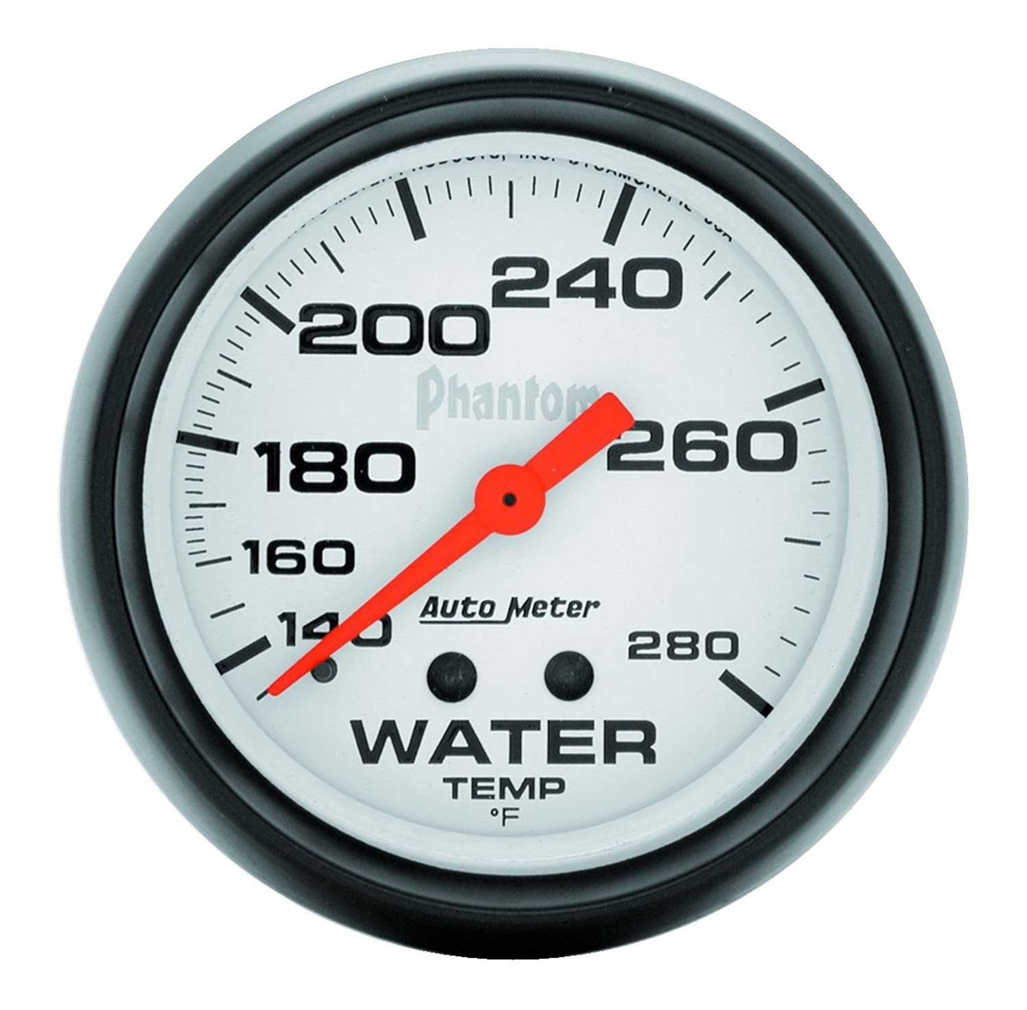 AUTO METER 5831 2-5/8IN WATER TEMP, 140- 280F, MECH, PHANTOM - Walmart.com
