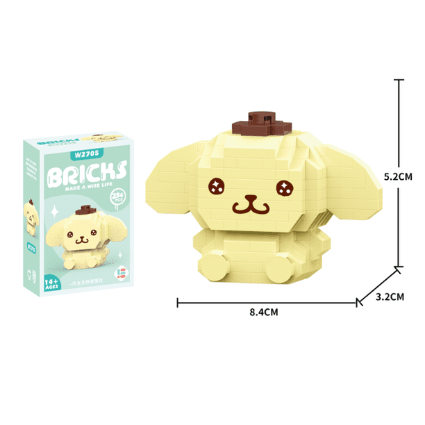 Hello Kitty Building Blocks Anime Action Figure Puzzle Blocks for Lego ...