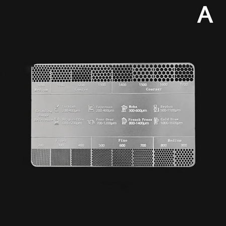 Coffee Grind Reference Card Optimize Your Brew with Precision Grind ...