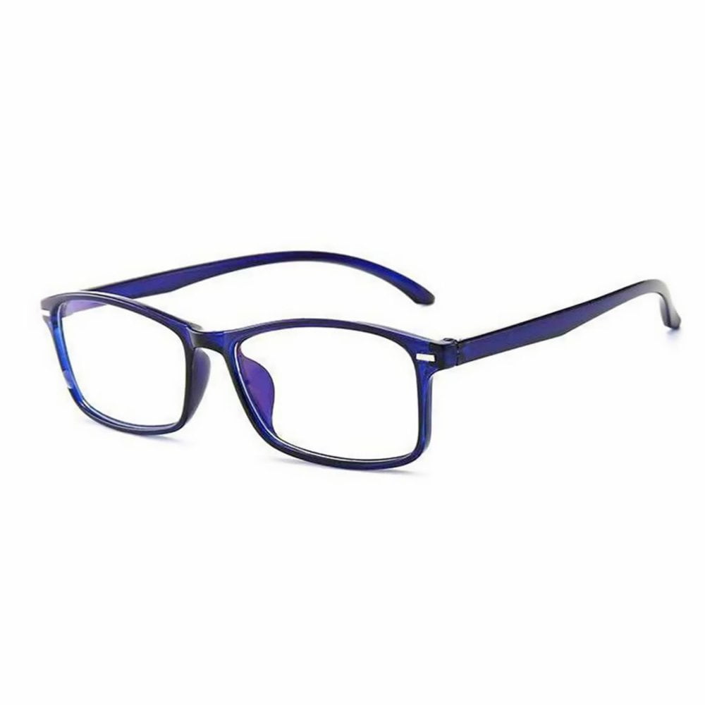 Unisex Classic Computer Glasses Rectangular Rim Blue Light Blocking ...