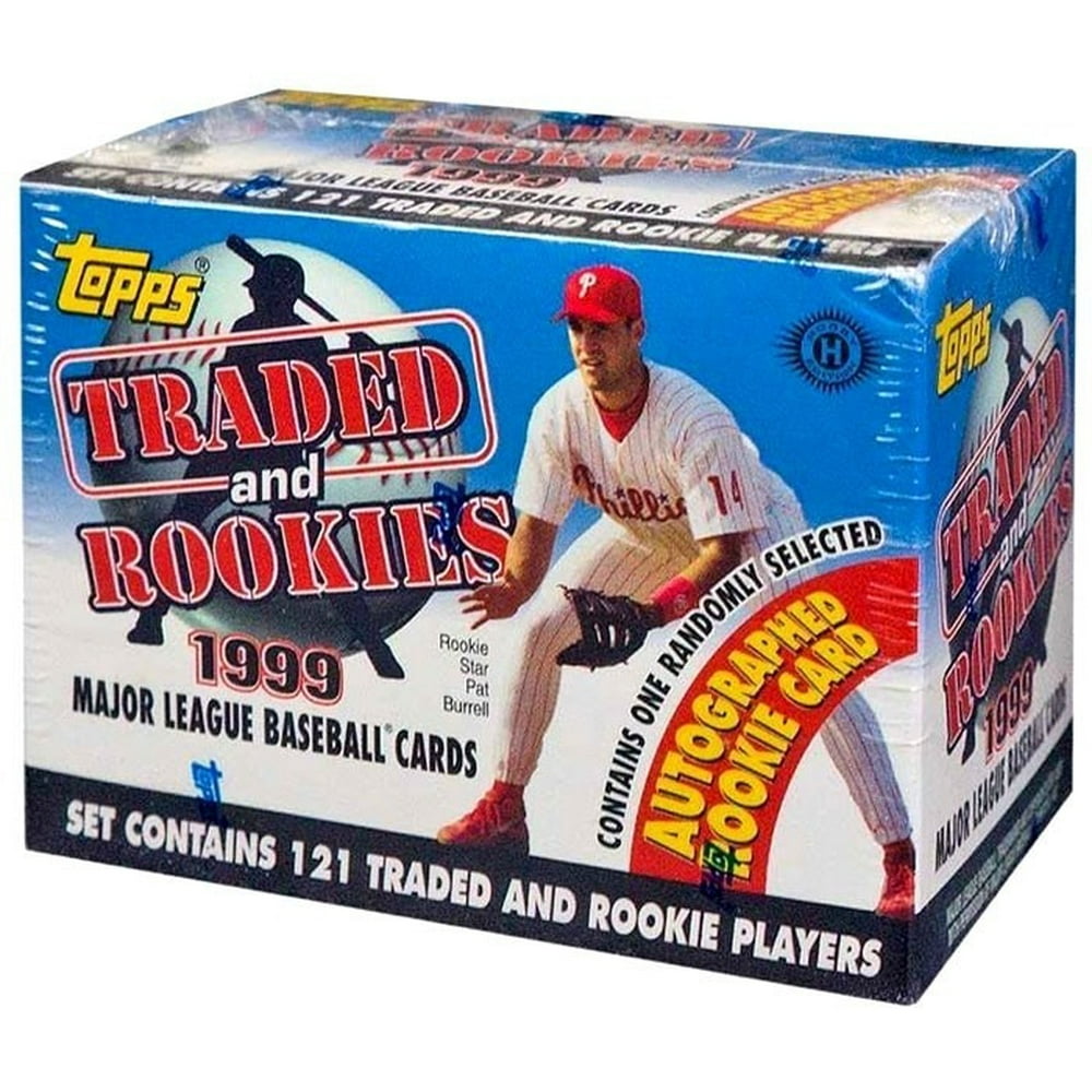 MLB 1999 Topps Baseball Cards Traded & Rookies Trading Card Hobby Box ...