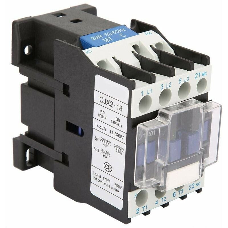 CHAO Contactor de CA Contactor eléctrico industrial Contactor tripolar ...