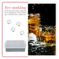 Ice Tray Mold Froze Maker Cube Making Square Molds with Cover Silica ...