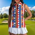 Aplkyhs Matching Golf Shirts for Couple Colorful Patriotic Star Fit ...
