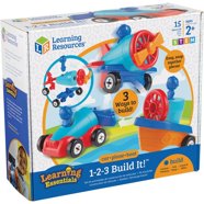 Learning Resources 1-2-3 Build It! Construction Crew Toy, Bulldozer ...
