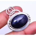 Blue Sunstone 925 Sterling Silver Pendant 1.50" P2428026, Christmas ...