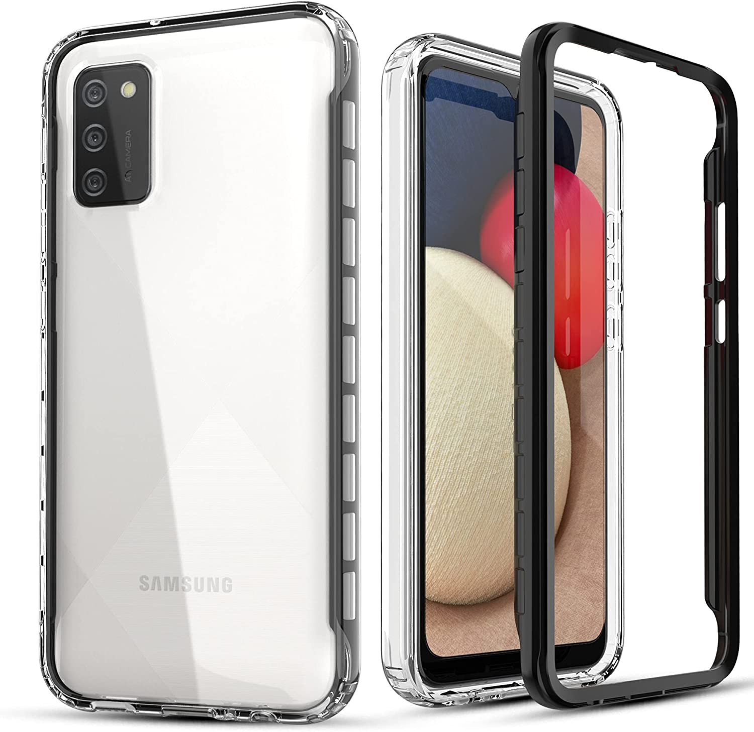 Galaxy A02S Case, Townshop Full-Body Heavy Duty Shockproof Hybrid Case ...