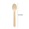 Biodegradable Wooden Spoons TASTAN 100-Pack Biodegradable Wooden Spoons ...