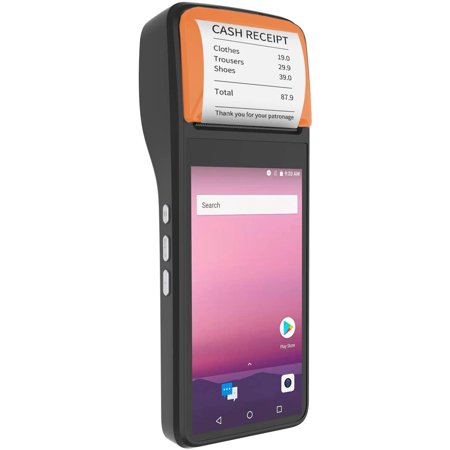 Receipt Printers Handheld PDA Terminal POS Printer Android 7.1, 1D 2D ...