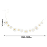 2pcs Flower Banner Garland Party Hanging Banner Birthday Party Hanging ...