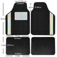 Universal Auto Floor Mats 4PCS Set, Durable Waterproof Non-Slip All ...