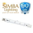 Simba Lighting Halogen R7s 78mm 100W T3 Double Ended Bulbs, Outdoor ...