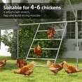 Natural Wood and Silver 55" Chicken Roost Jungle Gym for Coop - Walmart.com