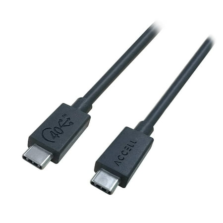 axGear Accell USB4 40Gbps Type-C Cable - USB-IF Certified 40Gbps Gen 3 ...