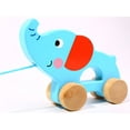 TOOKYLAND Elephant Pull Along Toy - Made of Wood, Ages 18m+ - Walmart.com