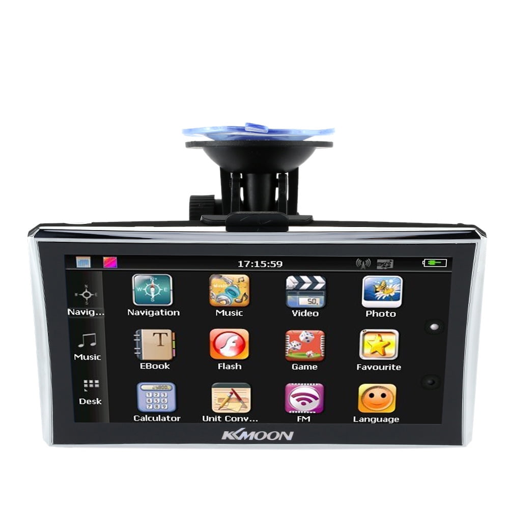 7" HD Touch Screen Car GPS Navigator 128MB RAM 4GB ROM FM MP3 Video ...