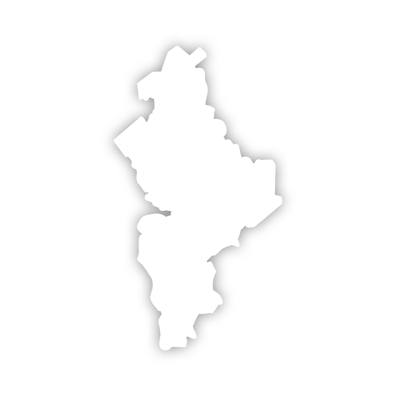 Nuevo Leon State Shaped Sticker Decal Die Cut - Self Adhesive Vinyl - Weatherproof - Made in USA ...