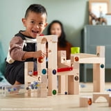 HABA Wooden Marble Run Ball Track Set, STEM Toy for 3-10 Year Olds, 42 ...