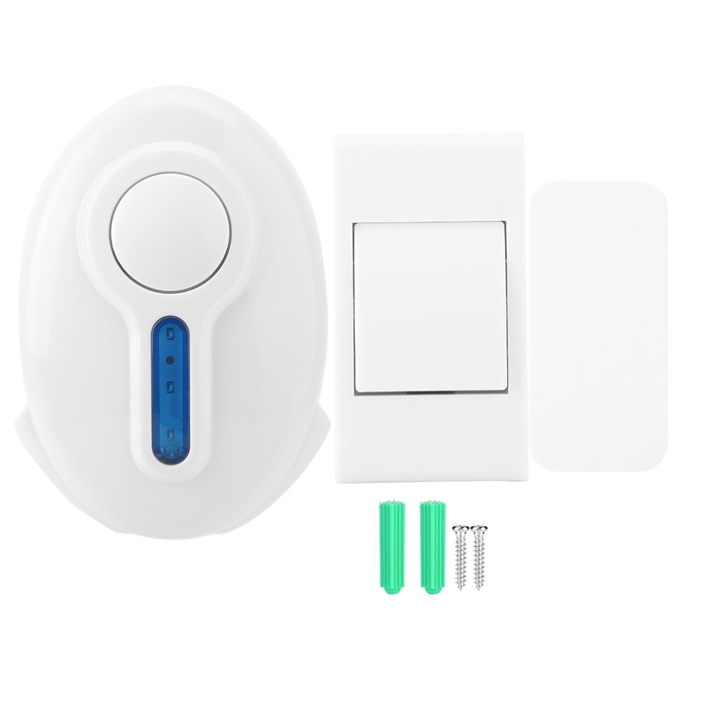 Kit de timbre inalámbrico para puerta modelo 9520FD con botón pulsador ...