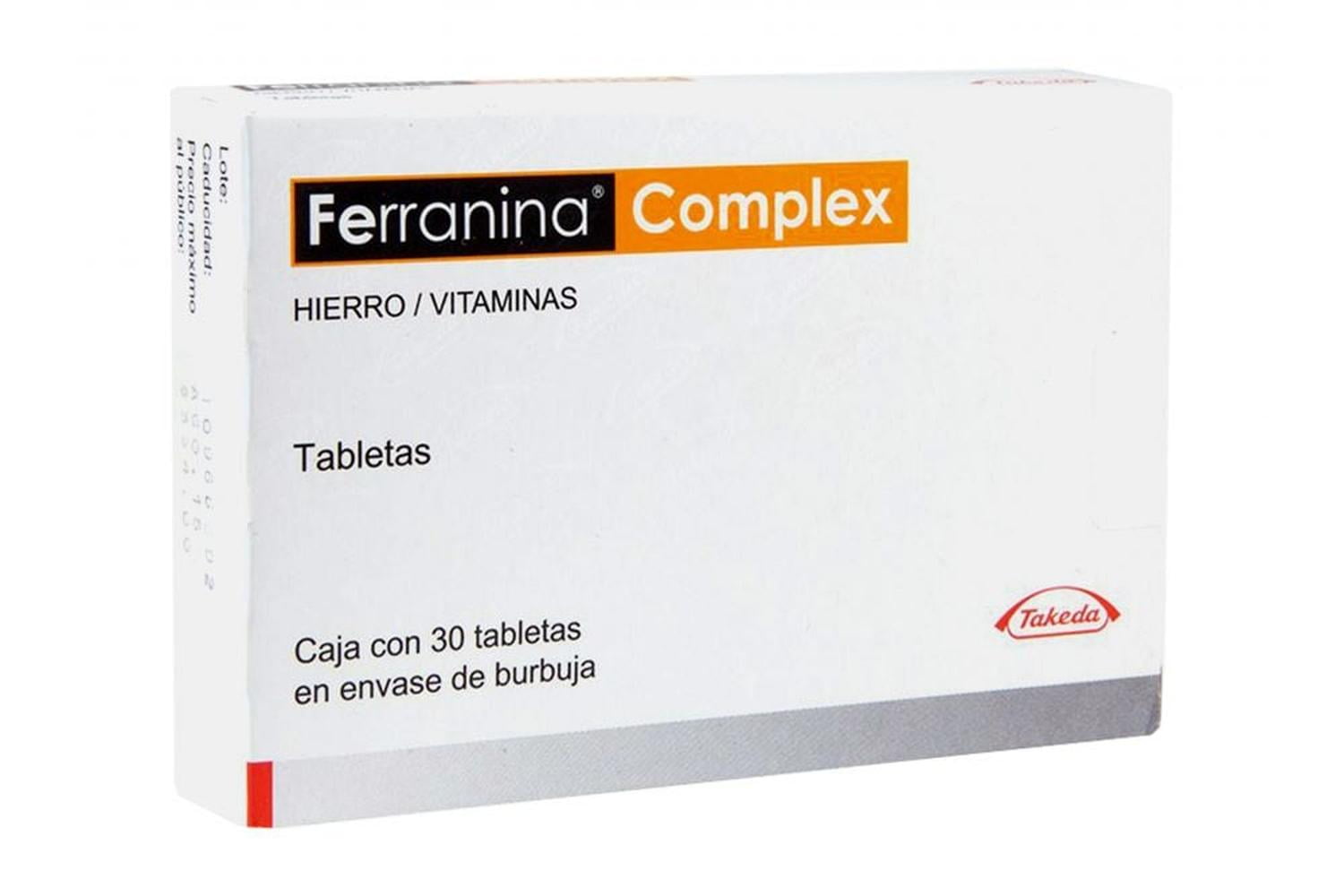 Ferranina 30 tabletas | Walmart en línea