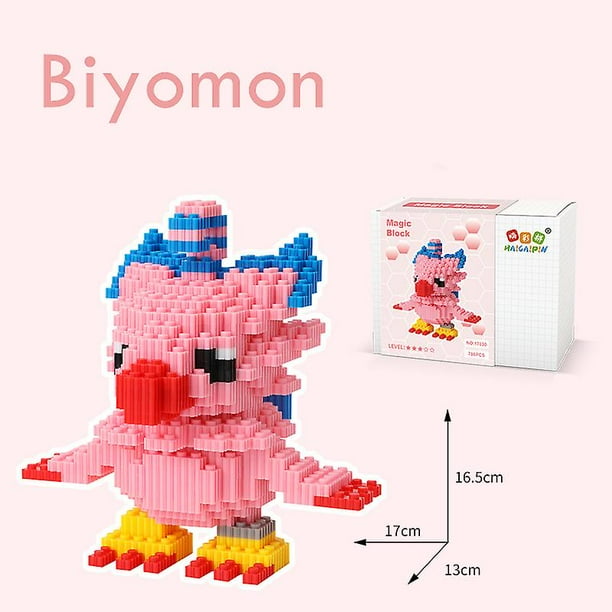 Diy Digimon Small Building Cartoon Agumon Animal Model Education Game ...
