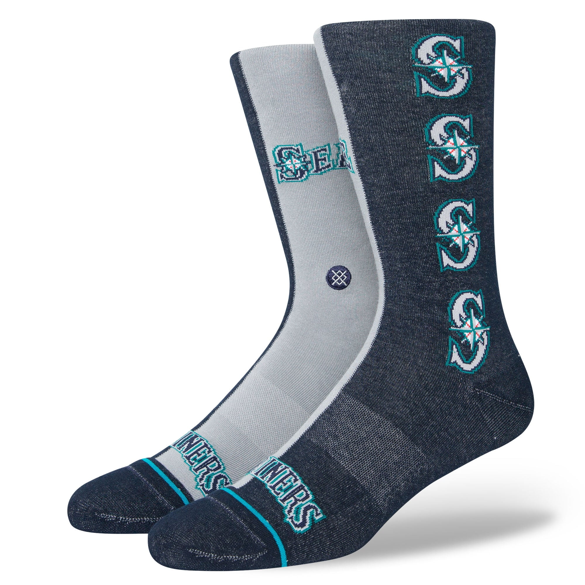 Men's Stance Seattle Mariners Split Crew Socks - Walmart.com