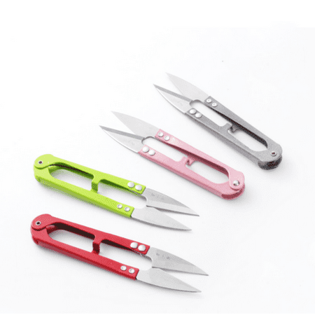 Small scissors, thread-cutting scissors, household u-shaped small ...