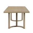 GDF Studio Modern Rectangular Dining Table with U-Shaped Trestle Base ...