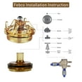 Bonnet and Poppet Repair Kit for Febco 765-1 Inch & 1-1/4 Inch Pressure ...