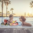 10Leccion 2 Pack Inflatable Kids Pool Floats with Water Gun, Firetruck ...