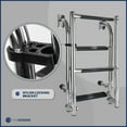 Five Oceans 4 Step Boat Ladder, Boat Ladders Folding, Boat Swim Ladder ...