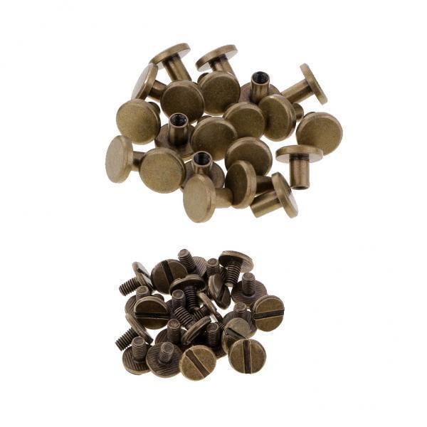 2x 20 Pieces Retro Gothic Rivets, Decorative Rivets, Round Rivets ...