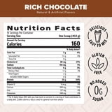 GNC Live Well Protein Powder, 25g Whey Protein, Rich Chocolate, Gluten ...