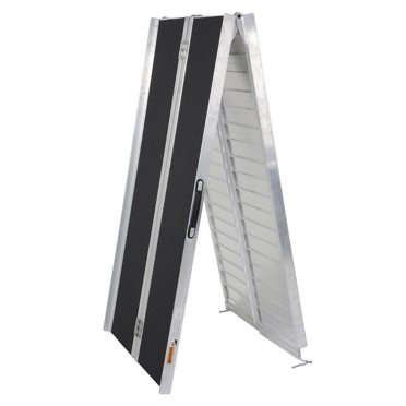 Ktaxon 10ft Aluminum Threshold Wheelchair Ramp, Multi-Folding, Portable ...