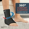Ankle Ice Pack Wrap for Injuries Reusable, Foot Ice Pack Wrap - Cold ...