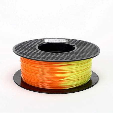 Kehuashina Color Changing Filament Orange to Yellow PLA Filament 1.75mm ...
