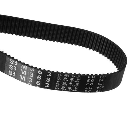 Unique Bargains HTD3M 121 Teeth Stepper Timing Belt Rubber Geared-Belt ...