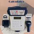 Toy Cash Register for Kids, Blue Calculator Cashier Preschool Toy for 3 ...