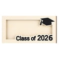 Class Of 2026 Wooden Graduation Card Box Holder, DIY Envelope Wallet ...