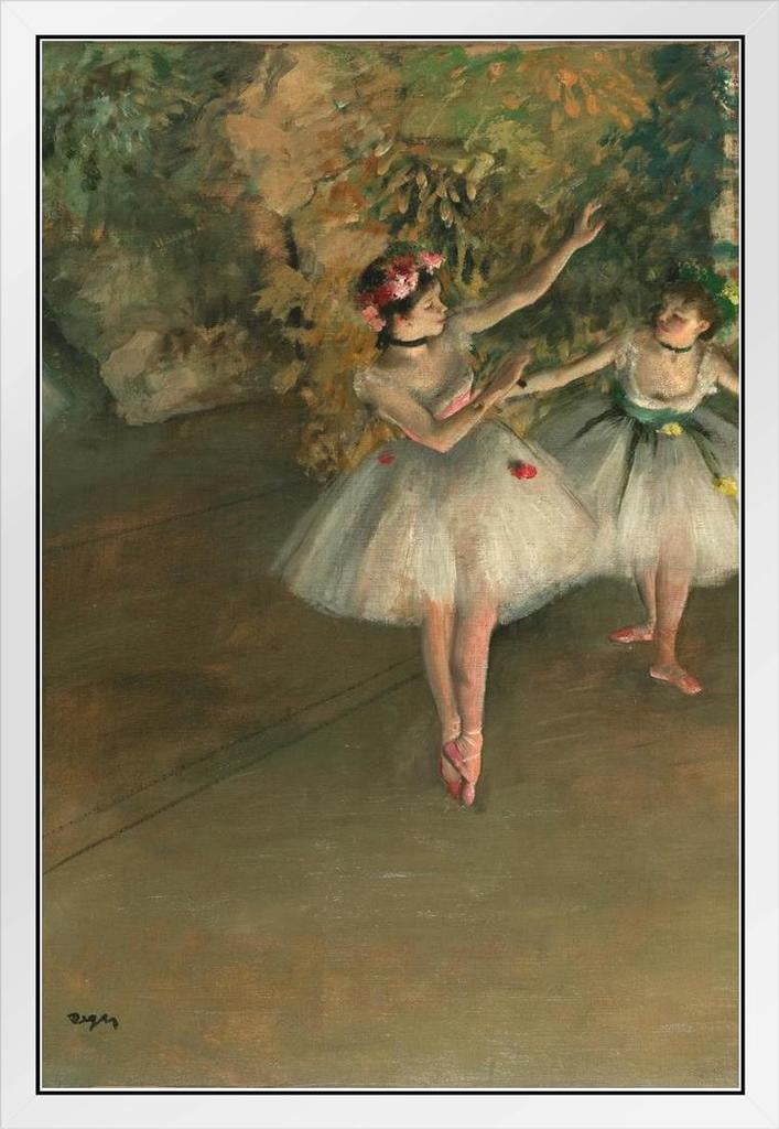 Edgar Degas Two Dancers On The Stage Impressionist Art Posters Degas ...