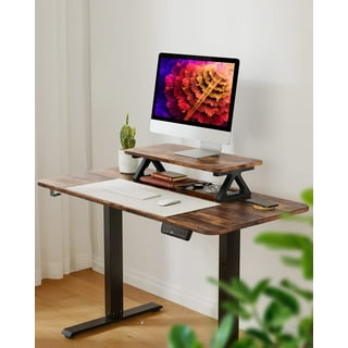 VIVO Electric 48" x 30" Stand Up Desk, White Table Top, White Frame ...