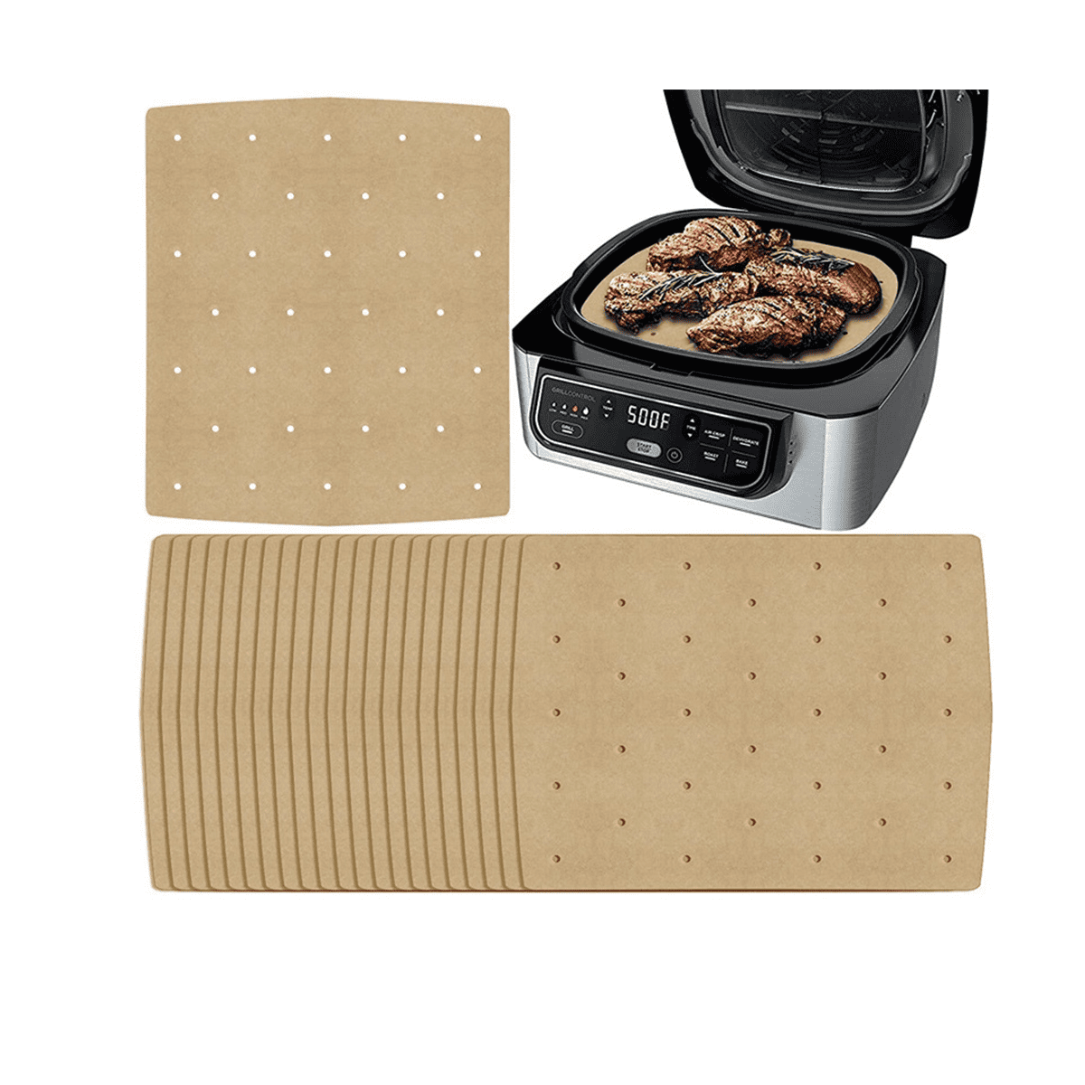 Click here for Unbranded 50pcs Fruit Air Fryer Paper Disposable F... prices