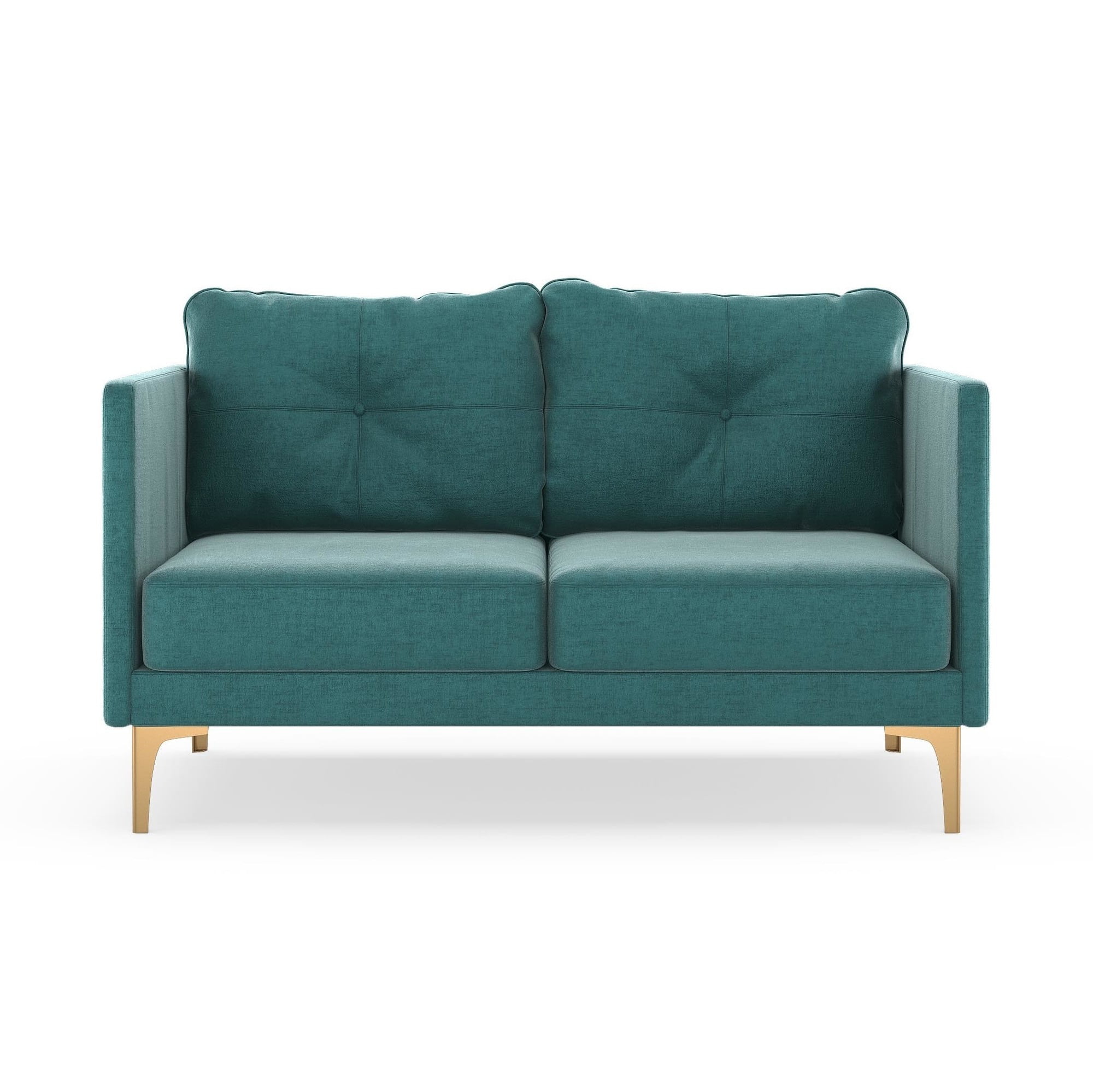 Charley Sofette Mod Velvet - Blue Topaz - Walmart.com